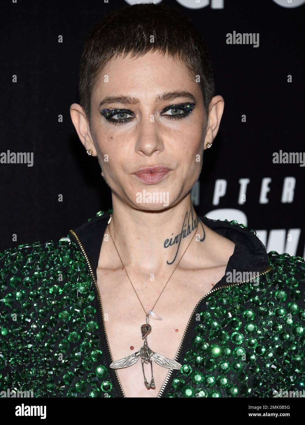 Asia Kate Dillon attends the world premiere of "John Wick: Chapter 3 ...