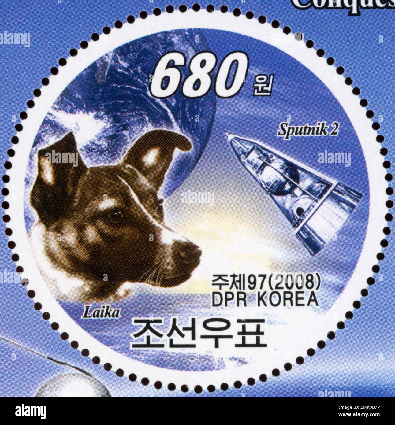 Space race technology with a sputnik satellite hi-res stock photography ...