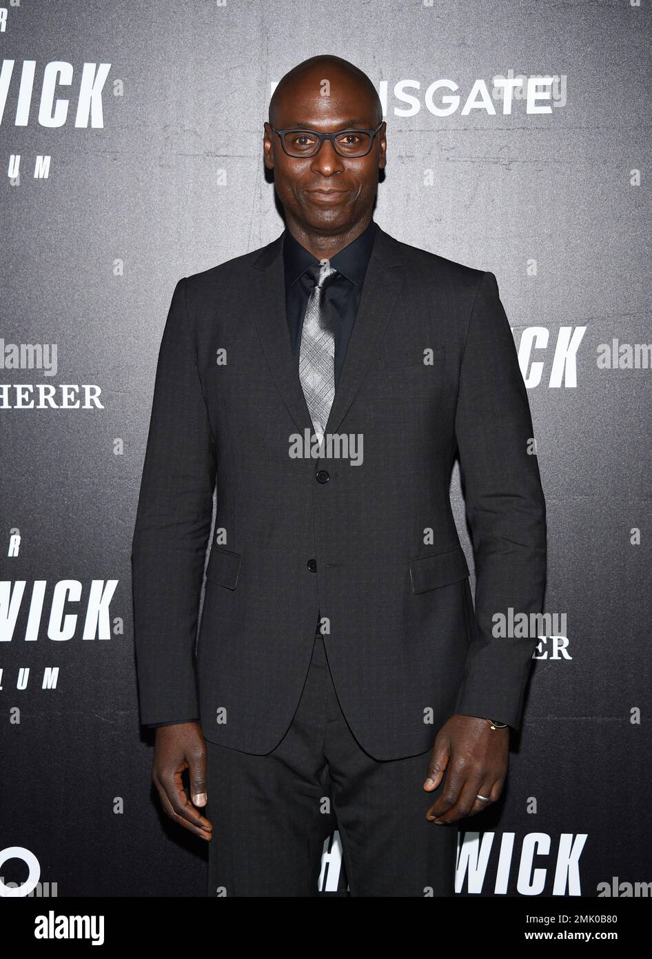 Lance Reddick attends the world premiere of "John Wick: Chapter 3 ...