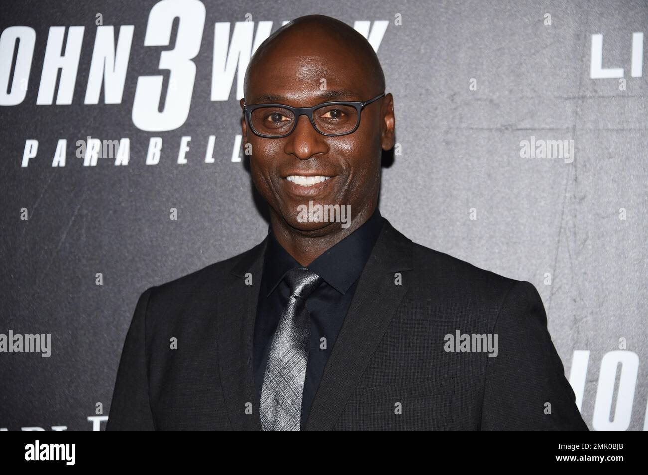 Actors Lance Reddick attends the world premiere of "John Wick: Chapter ...