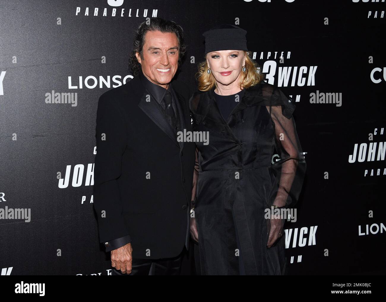 Actor Ian McShane, left, and wife Gwen Humble attend the world premiere ...
