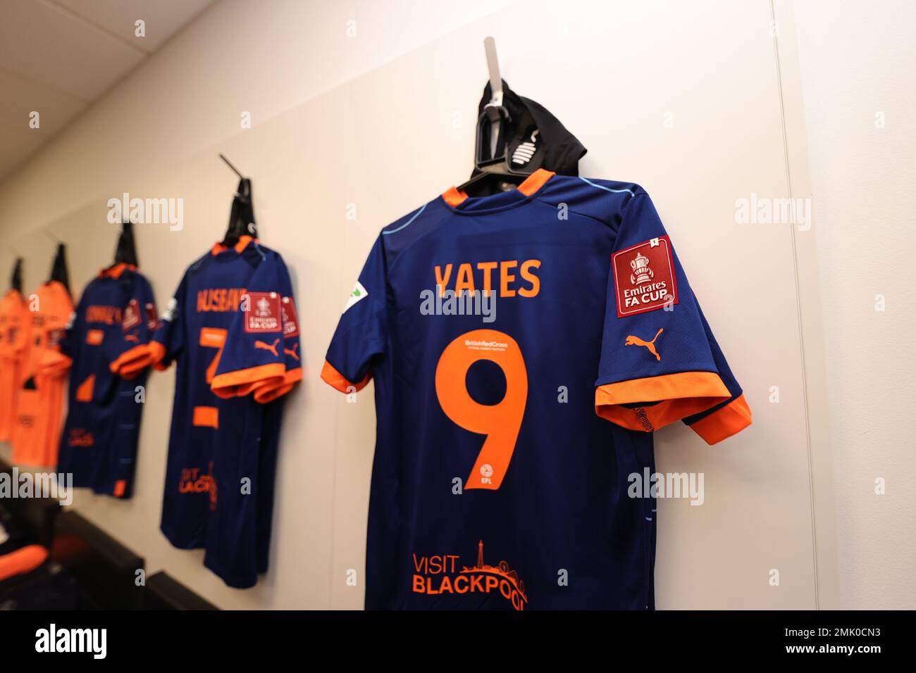 Changing room football shirt hi-res stock photography and images - Alamy