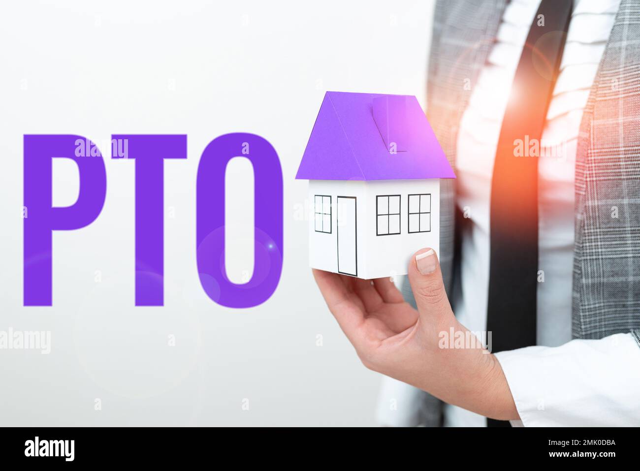 Writing displaying text Pto. Conceptual photo Employer grants ...