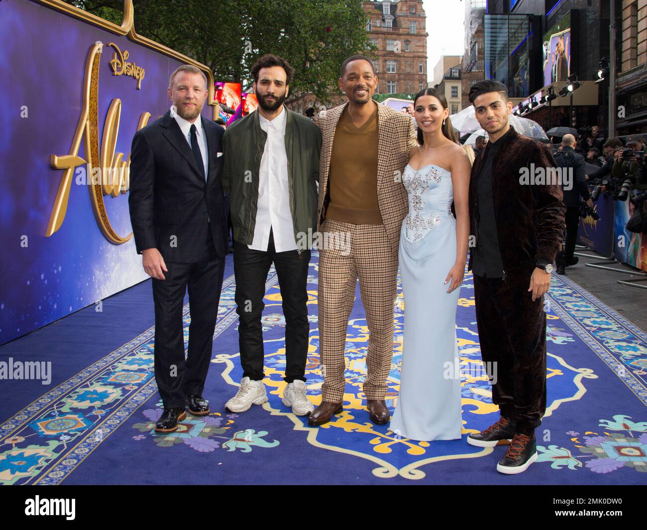 Director Guy Ritchie with actors Marwan Kenzari, Will Smith, Naomi ...