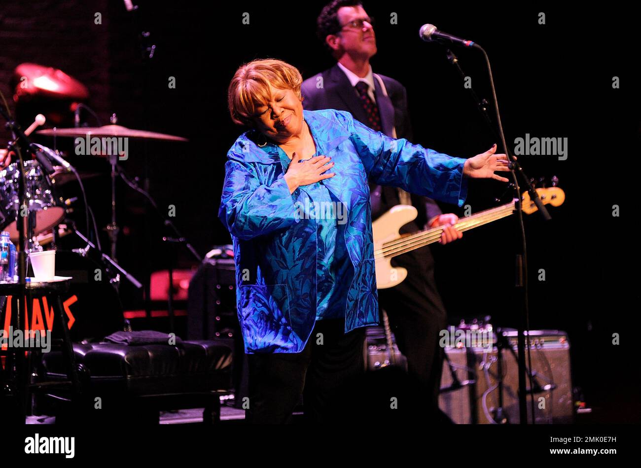 Singer Mavis Staples performs at the Apollo Theater to celebrate the ...