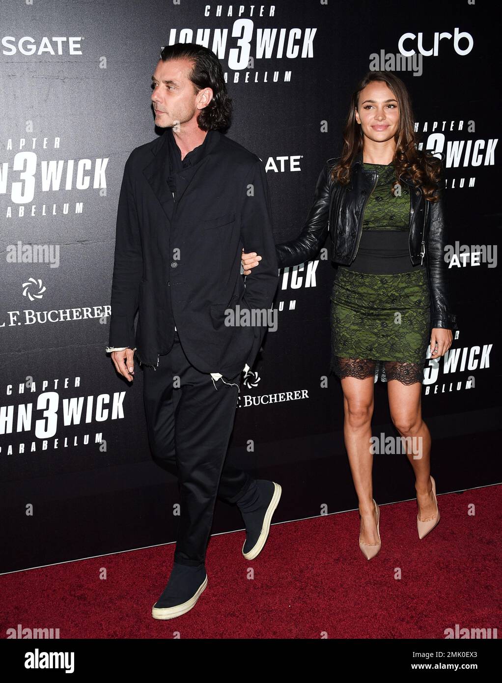 Musician Gavin Rossdale, left, and girlfriend Natalie Golba attend the ...