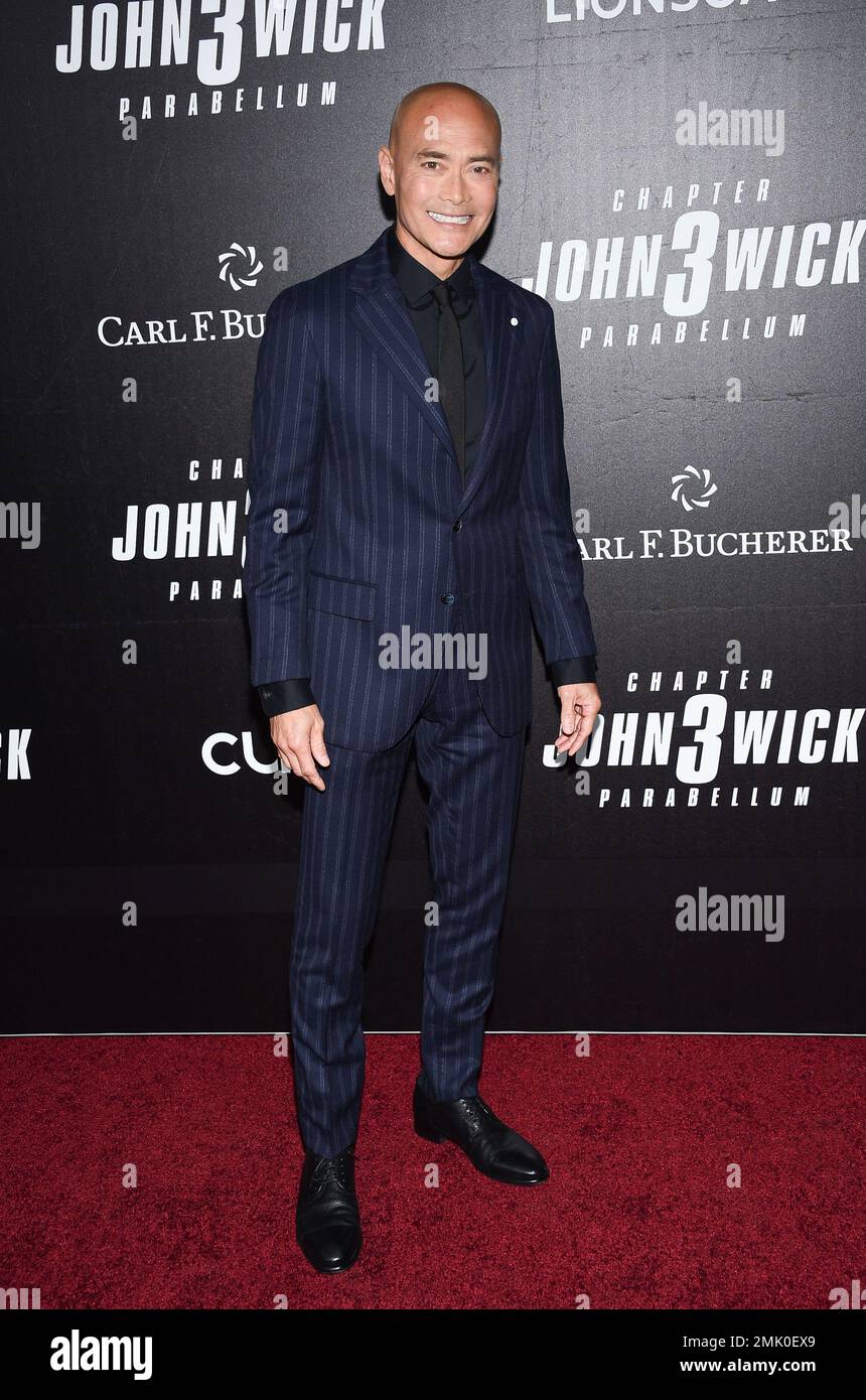 Actor Mark Dacascos attends the world premiere of "John Wick: Chapter 3 - Parabellum" at One ...