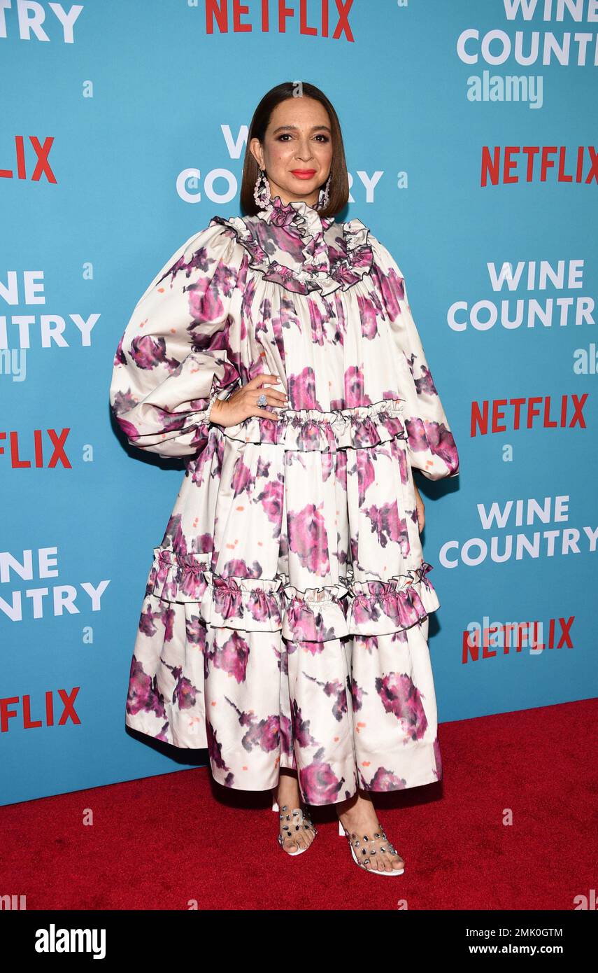 Actress Maya Rudolph attends the premiere of "Wine Country" at The ...