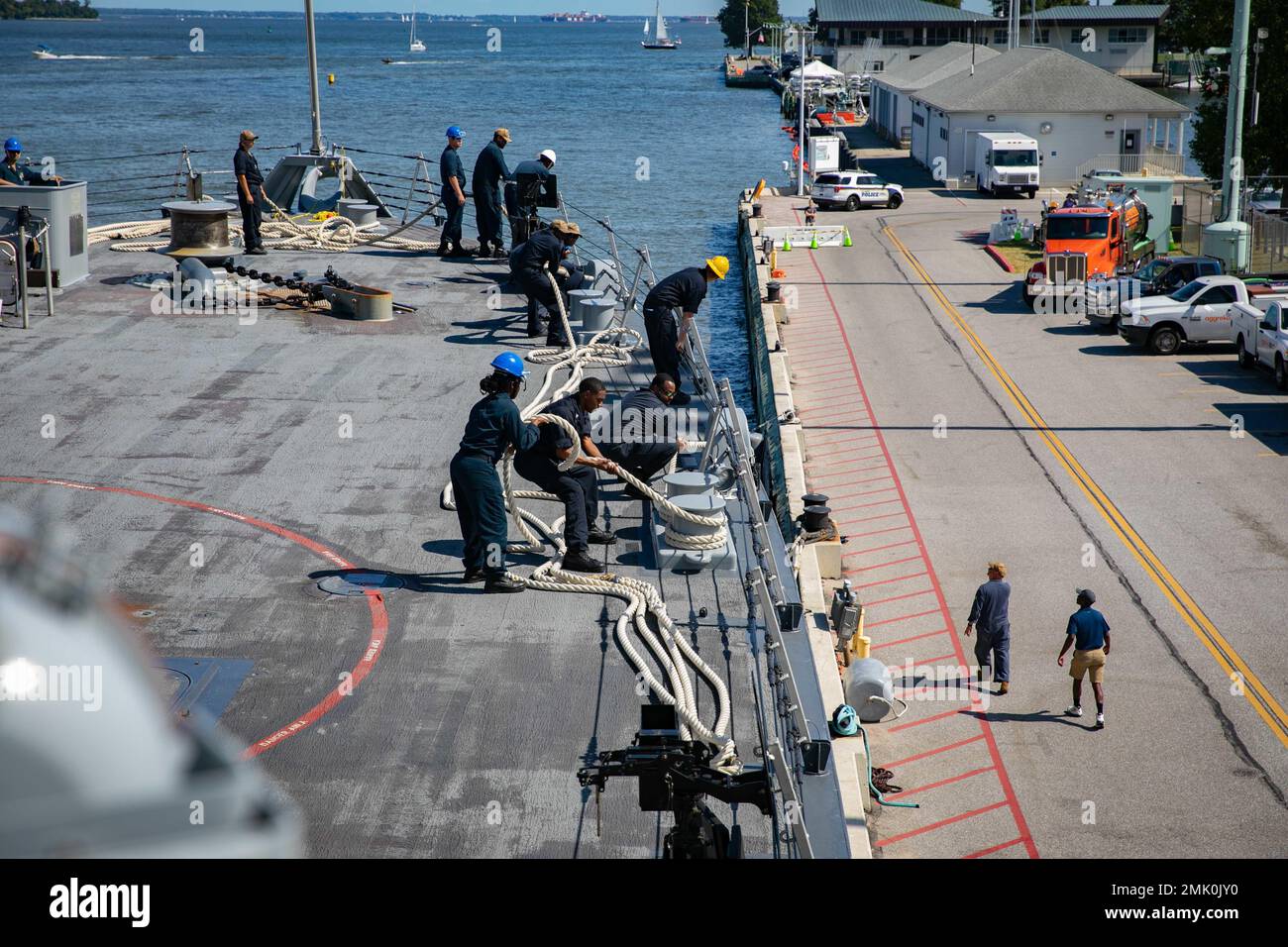 ATLANTIC OCEAN (Sept. 2, 2022) Sailors assigned to the Freedom-variant ...
