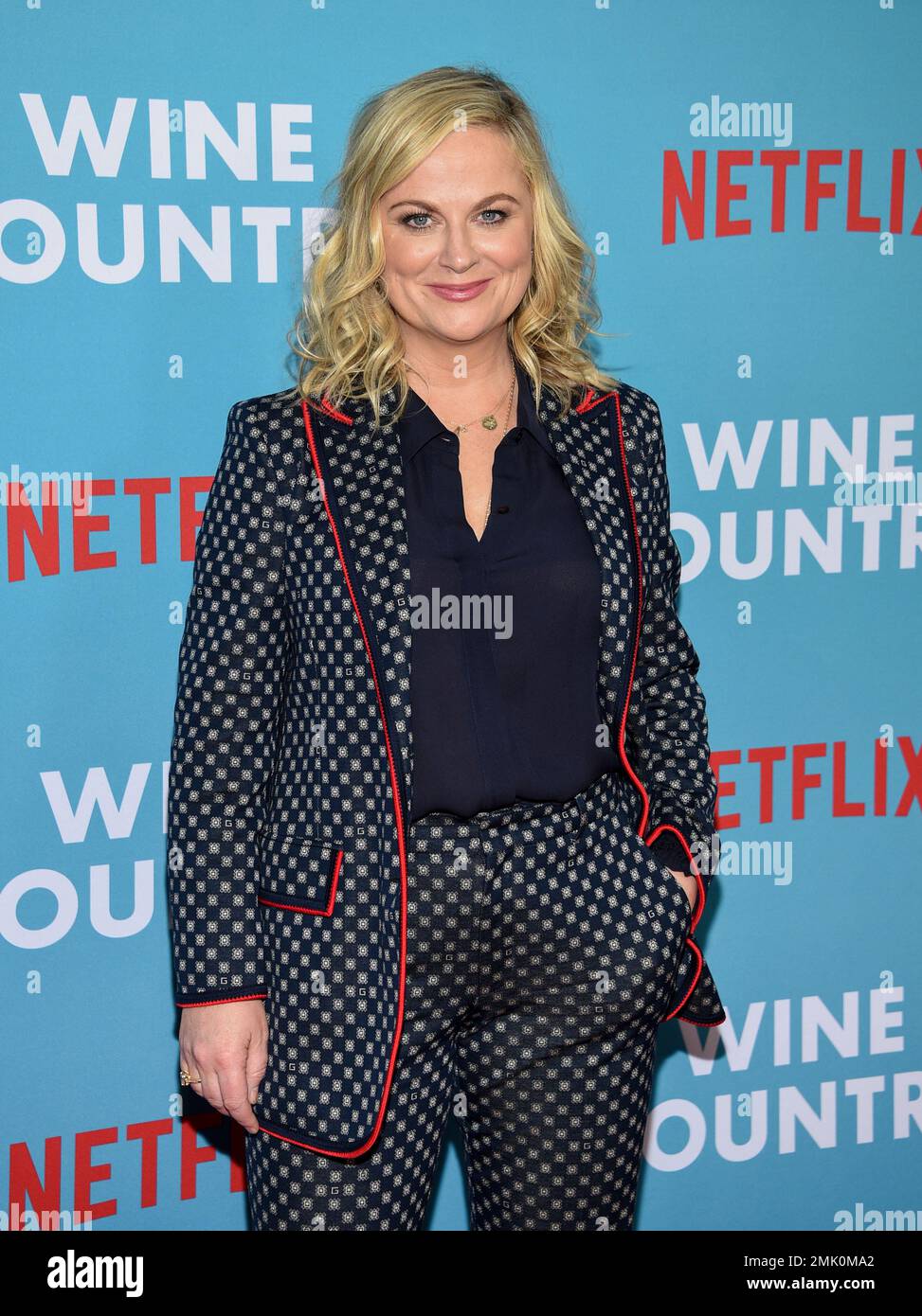Writer-director Amy Poehler attends the premiere of "Wine Country" at ...
