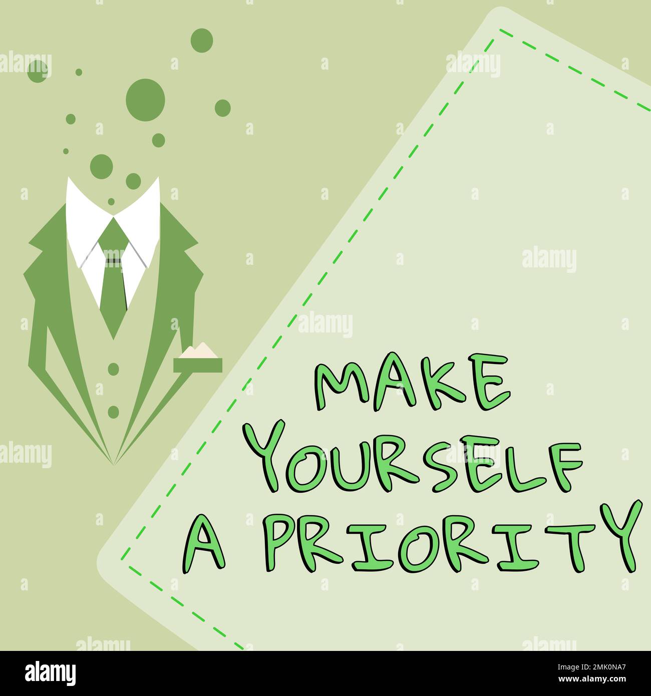 Inspiration showing sign Make Yourself A Priority. Business idea Think ...