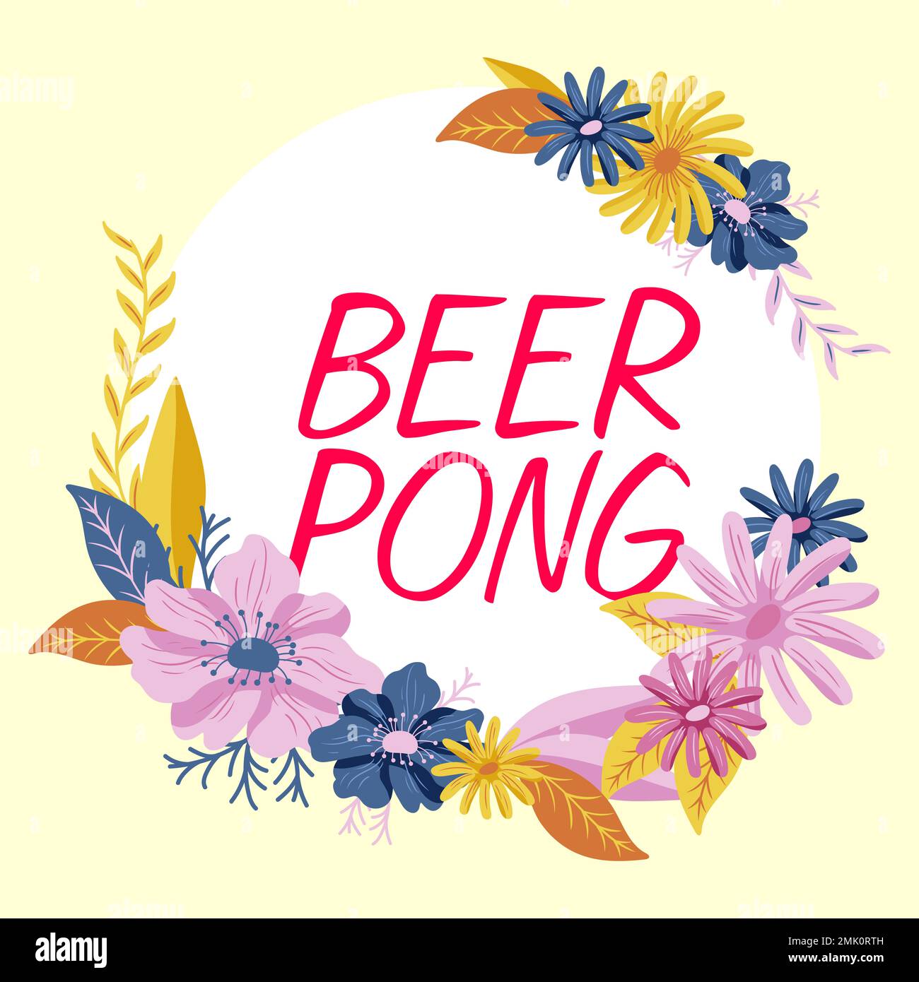 Writing displaying text Beer Pong. Concept meaning a game with a set of ...
