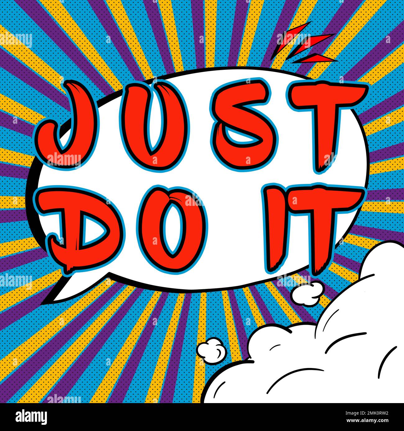 Sign displaying Just Do It. Conceptual photo Motivation for starting ...