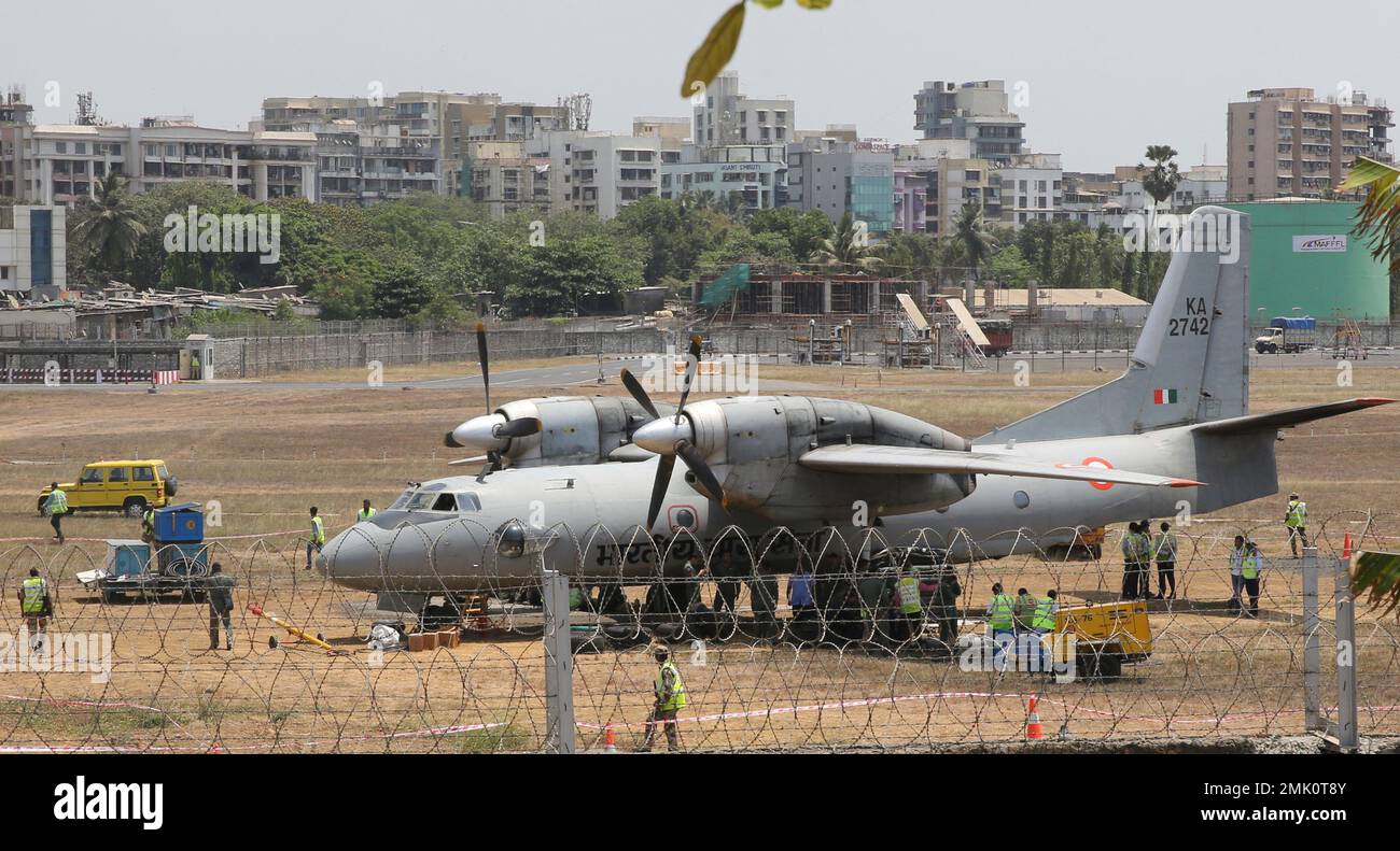 An Indian Air Force transport aircraft that overshot the runway Tuesday ...