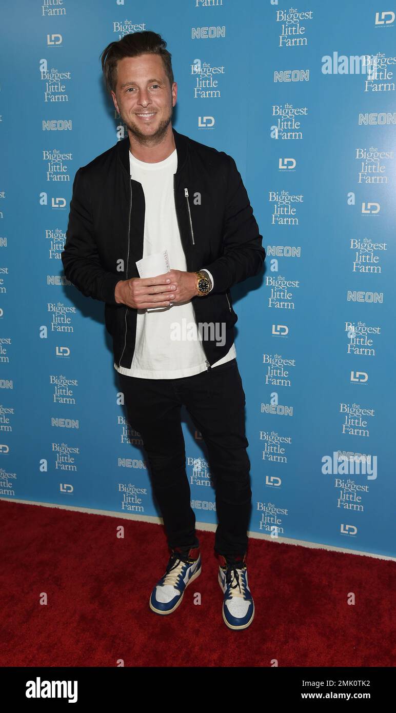 Singer Ryan Tedder poses at the premiere of the documentary film "The ...