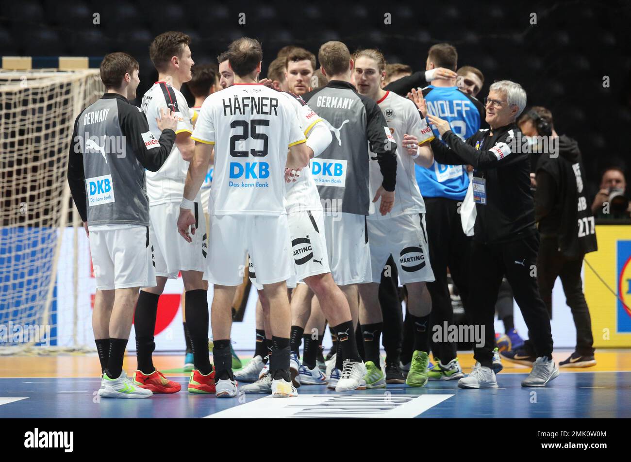 Celebration Victory Team Germany during the IHF Men's World ...