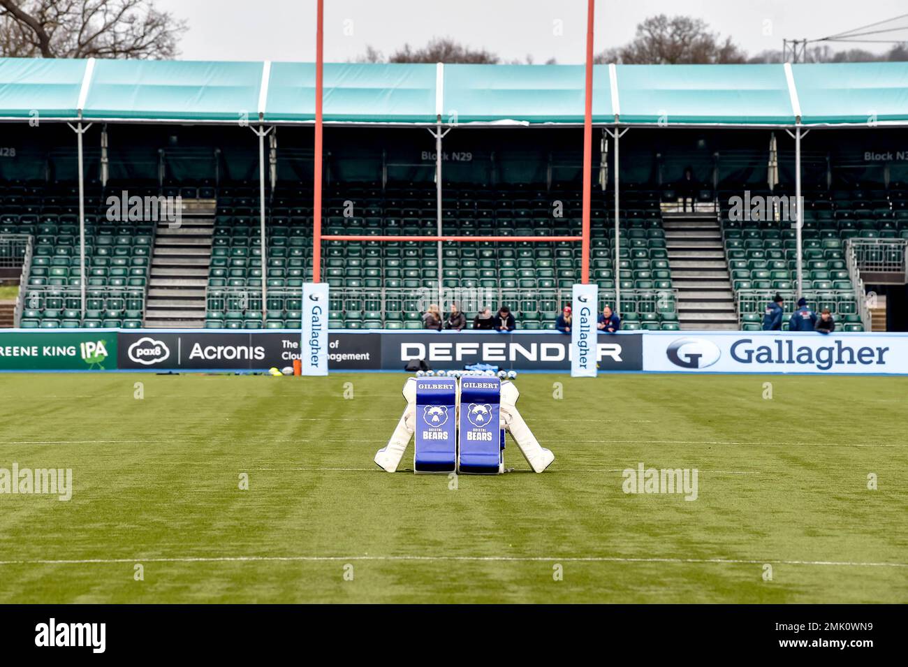 London, UK. 28th Jan, 2023. The StoneX Stadium ready for the Gallagher ...
