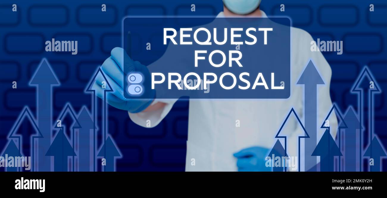 Inspiration showing sign Request For Proposal. Internet Concept ...