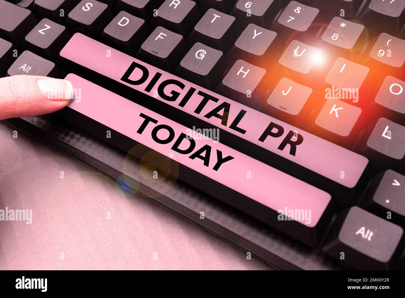 Conceptual display Digital Pr. Word for marketing strategy used to ...