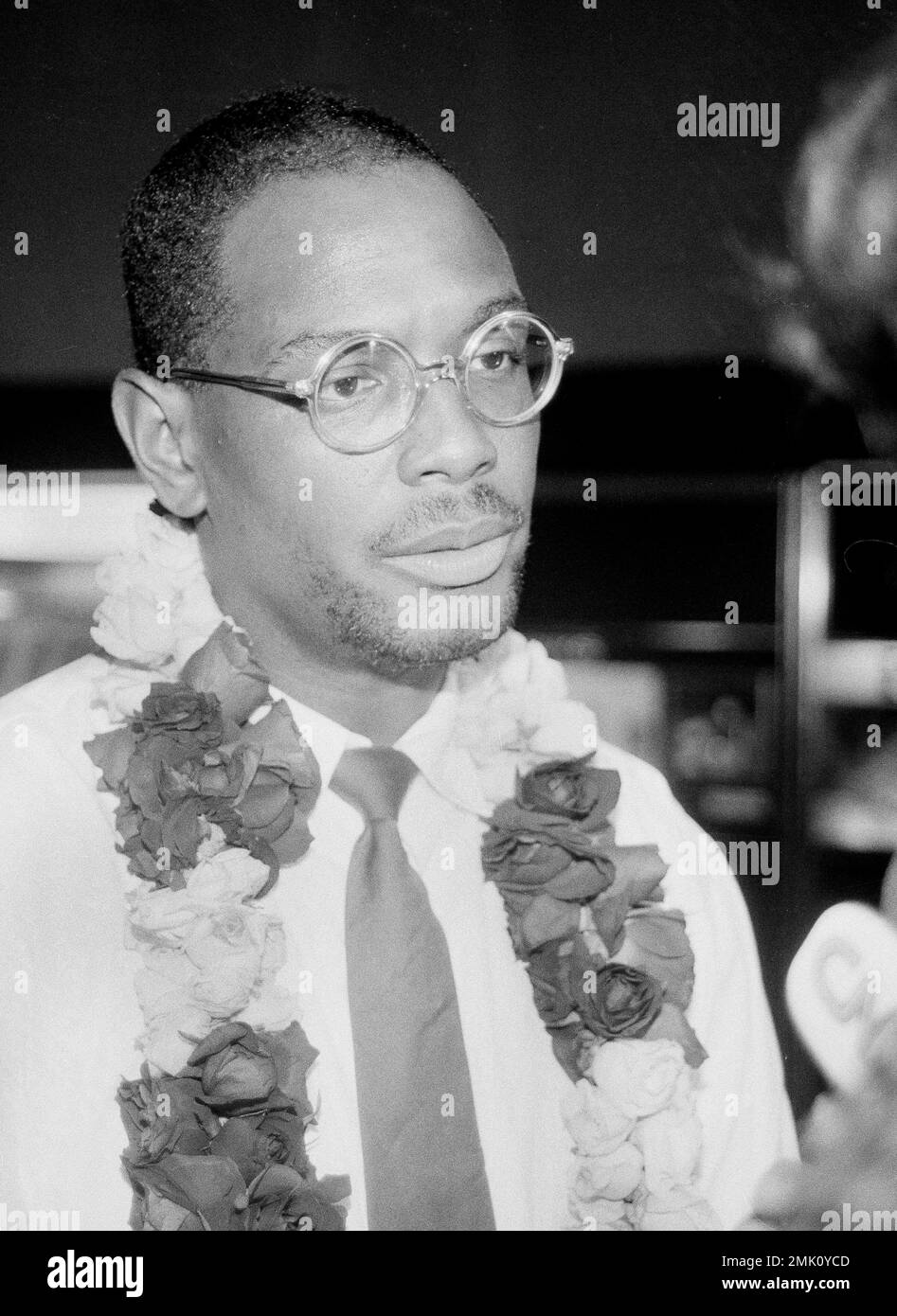 Designer Willi Smith of WilliWear is pictured during a shown in New ...