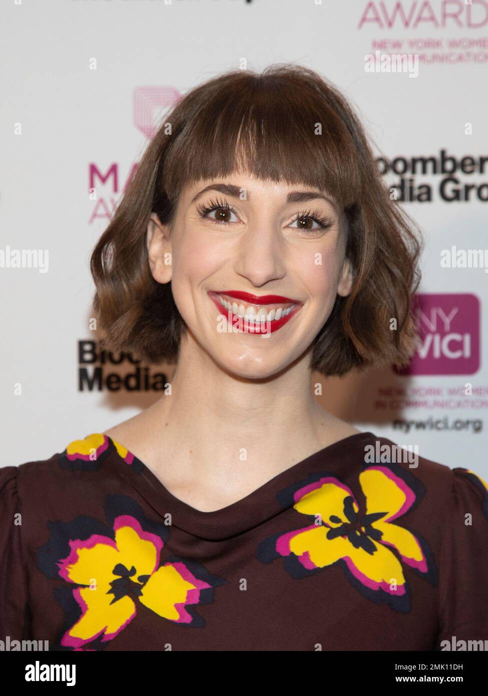 Jessica Pels attends the Matrix Awards at the Sheraton New York Times ...