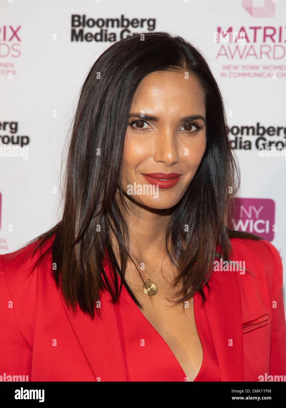 Padma Lakshmi attends the Matrix Awards at the Sheraton New York Times ...