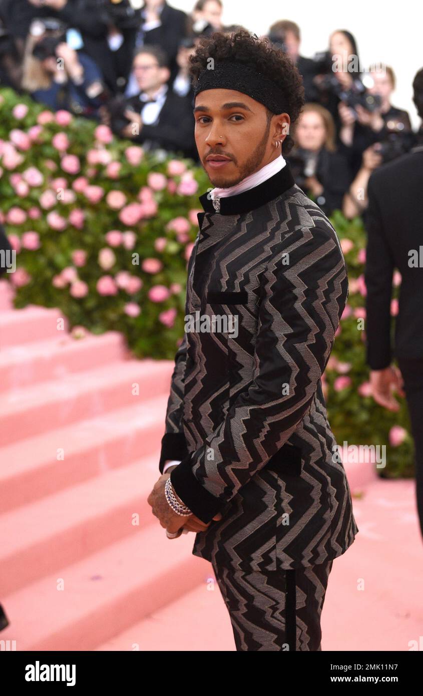 Lewis Hamilton attends The Metropolitan Museum of Art's Costume ...