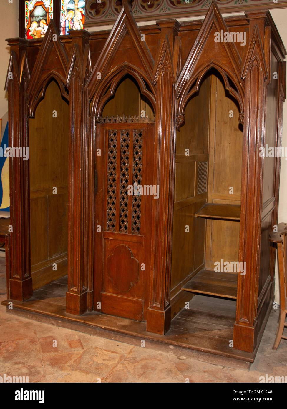 wood confessional in a catholic church Stock Photo - Alamy wood confessional in a catholic church Stock Photo - Alamy