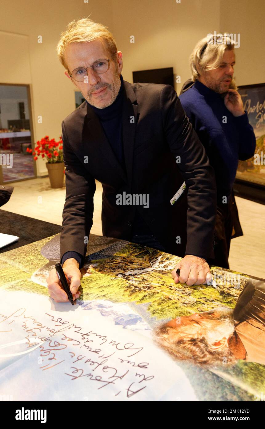French actor Lambert Wilson presents 'Les choses simples' at the cinema ...