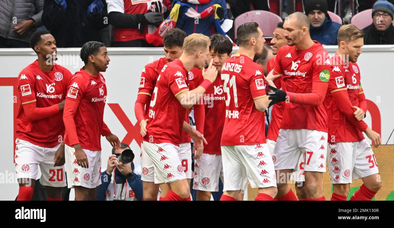 Mainz, Germany. 28th Jan, 2023. Soccer: Bundesliga, FSV Mainz 05 - VfL ...
