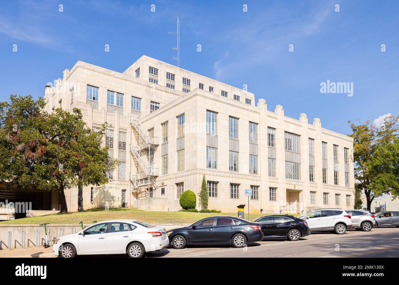 Austin, Texas, USA - October 14, 2022: The Travis County Courthouse ...