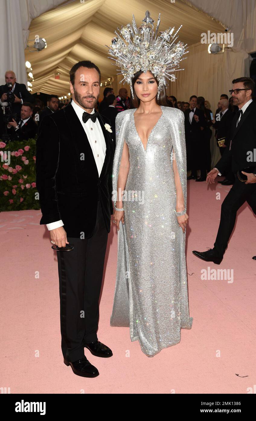 Tom Ford, left, and Gemma Chan attend The Metropolitan Museum of Art's ...
