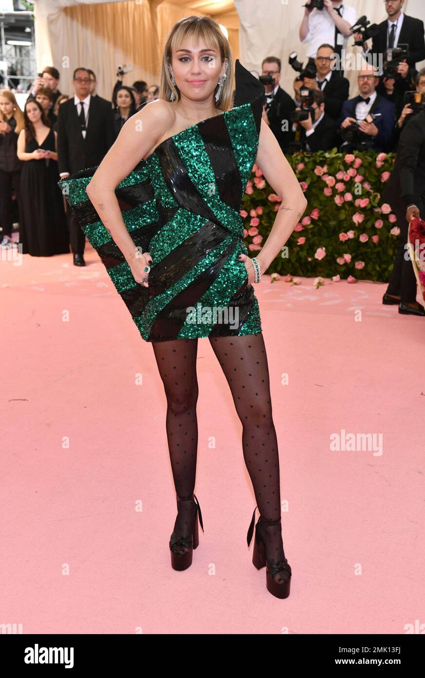 Miley Cyrus attends The Metropolitan Museum of Art's Costume Institute ...