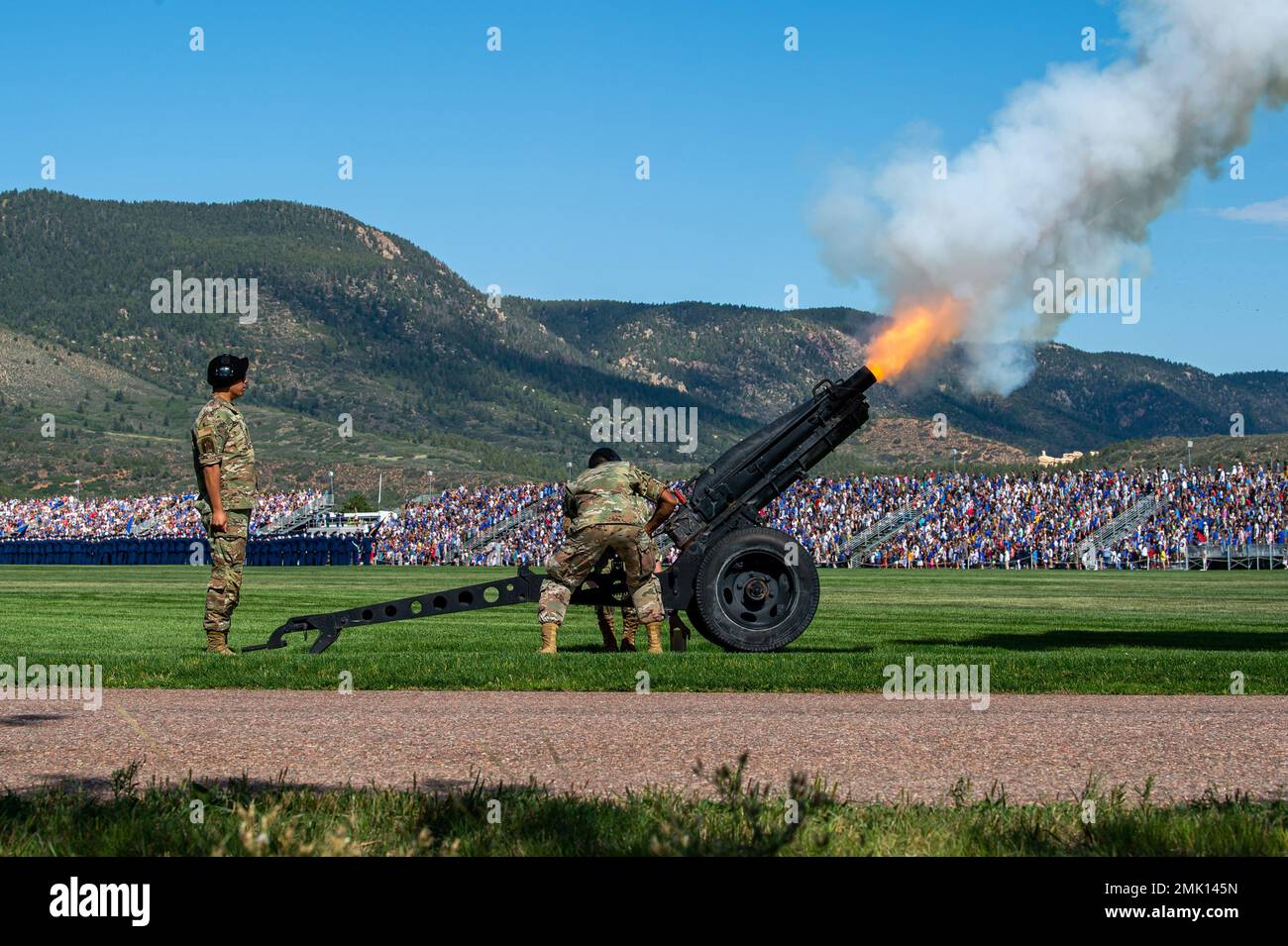 U.S. AIR FORCE ACADEMY, Colo. -- Air Force Academy Cadets participate ...