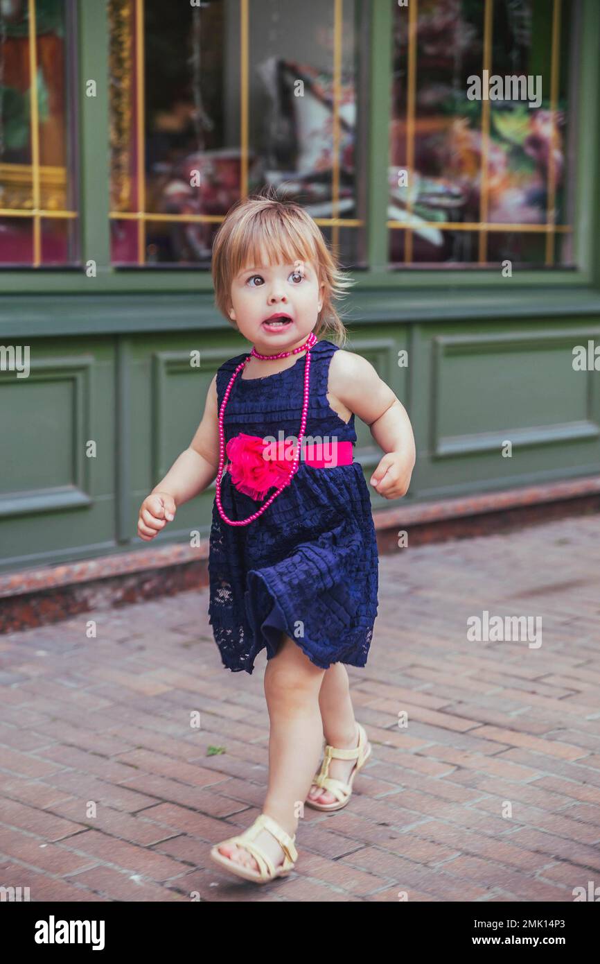 Scared child running hi-res stock photography and images - Alamy