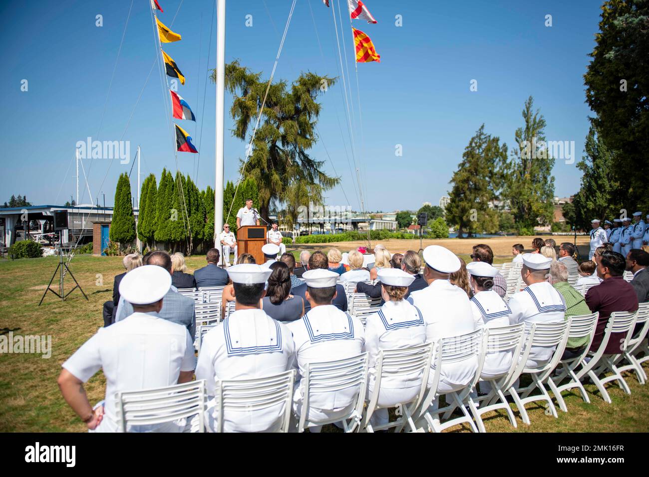 SEATTLE - Commander John Hiltz, Commanding Officer of Navy Talent ...