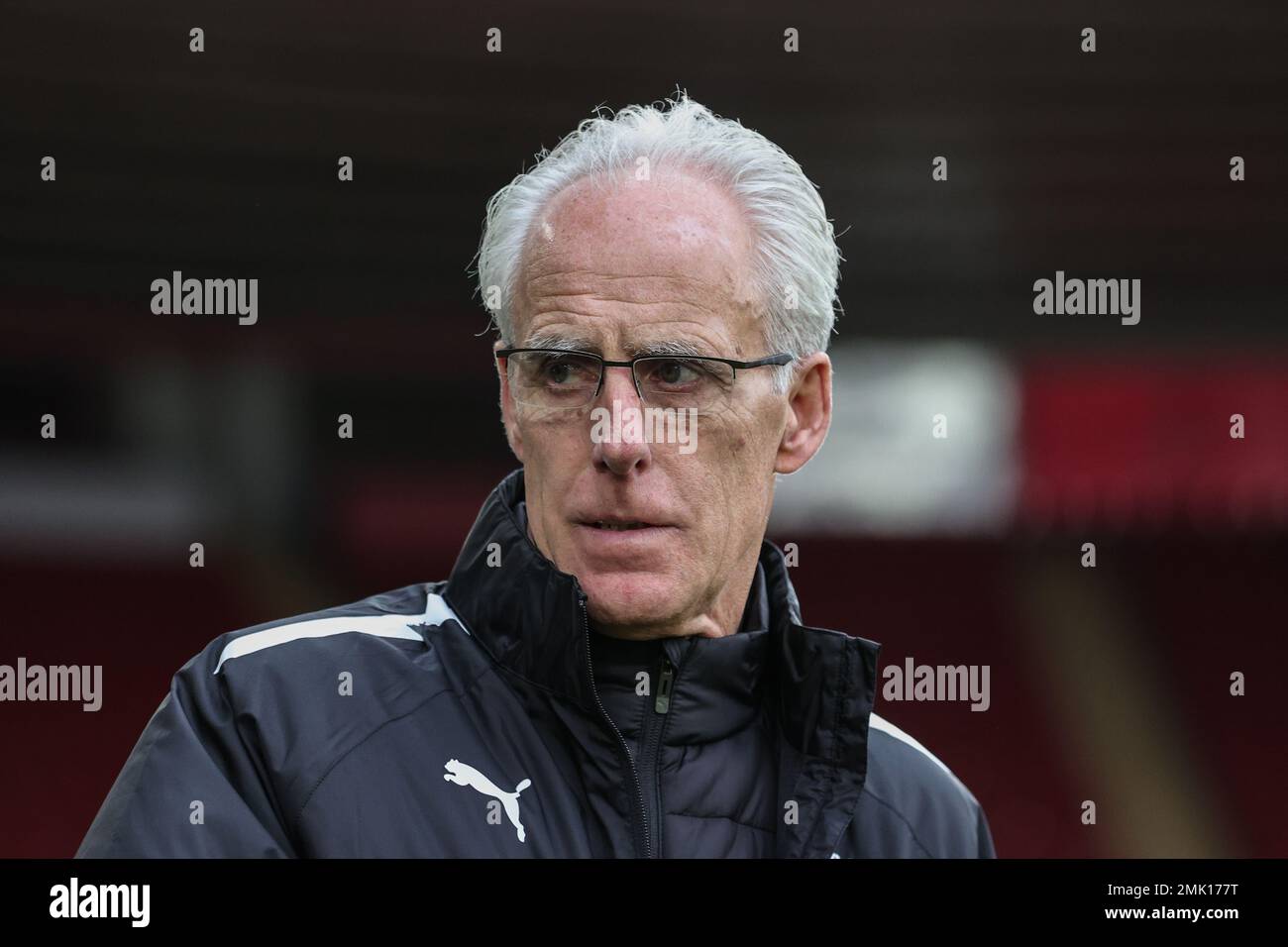 Mick McCarthy Manager of Blackpool during the Emirates FA Cup Fourth ...