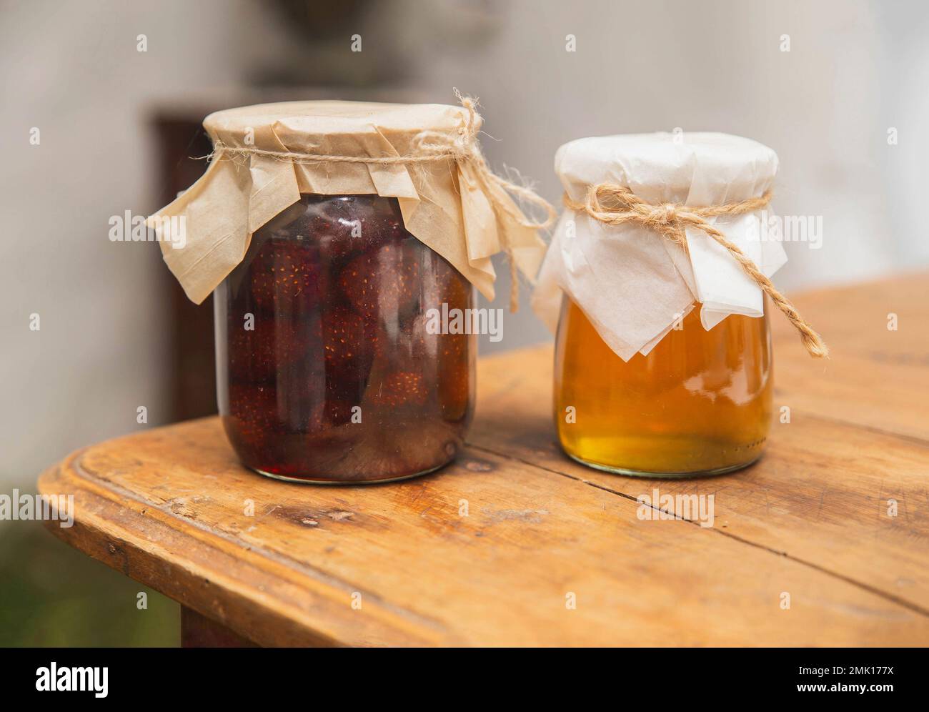 Jars delicious jam on hi-res stock photography and images - Alamy