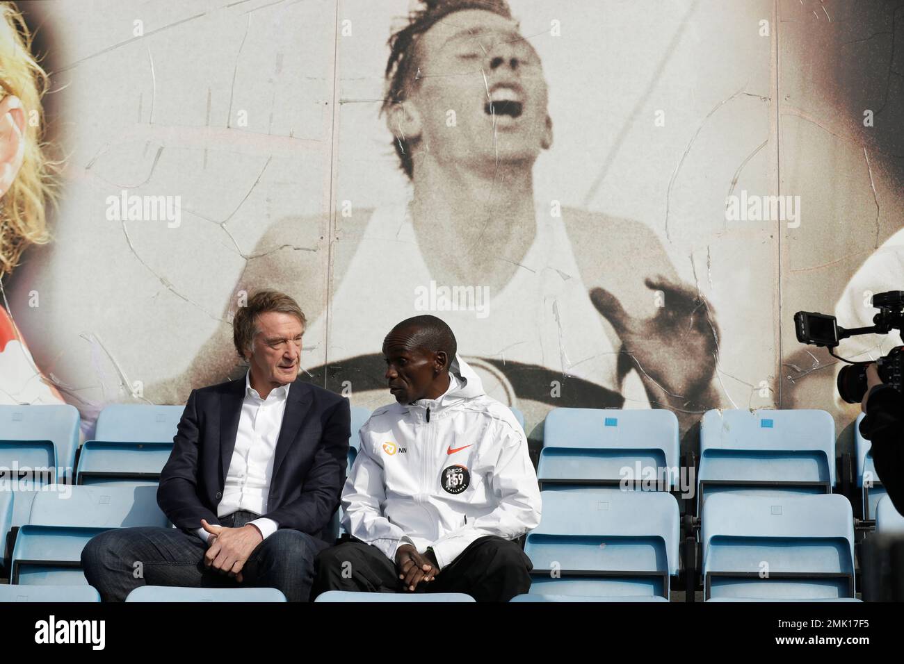 Marathon world record holder Kenya's Eliud Kipchoge and Britain's ...