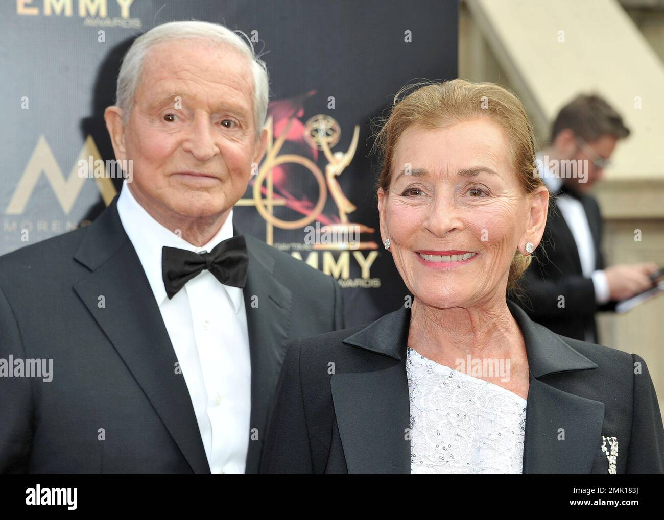 Jerry Sheindlin, left, and Judy Sheindlin arrive at the 46th annual ...