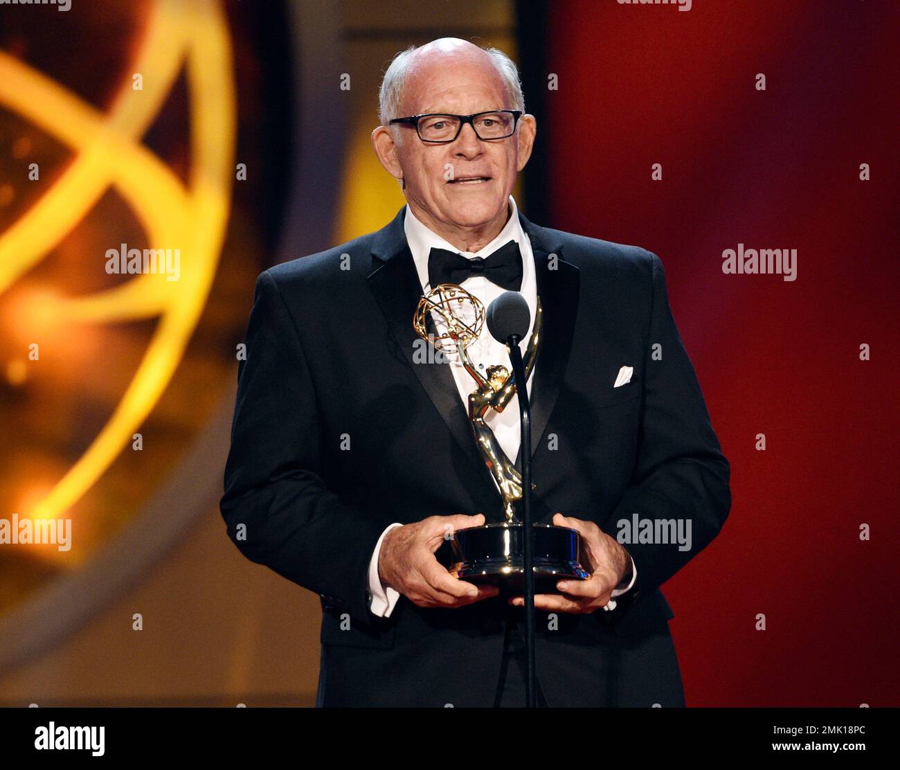 Max Gail accepts the award for outstanding supporting actor in a drama ...