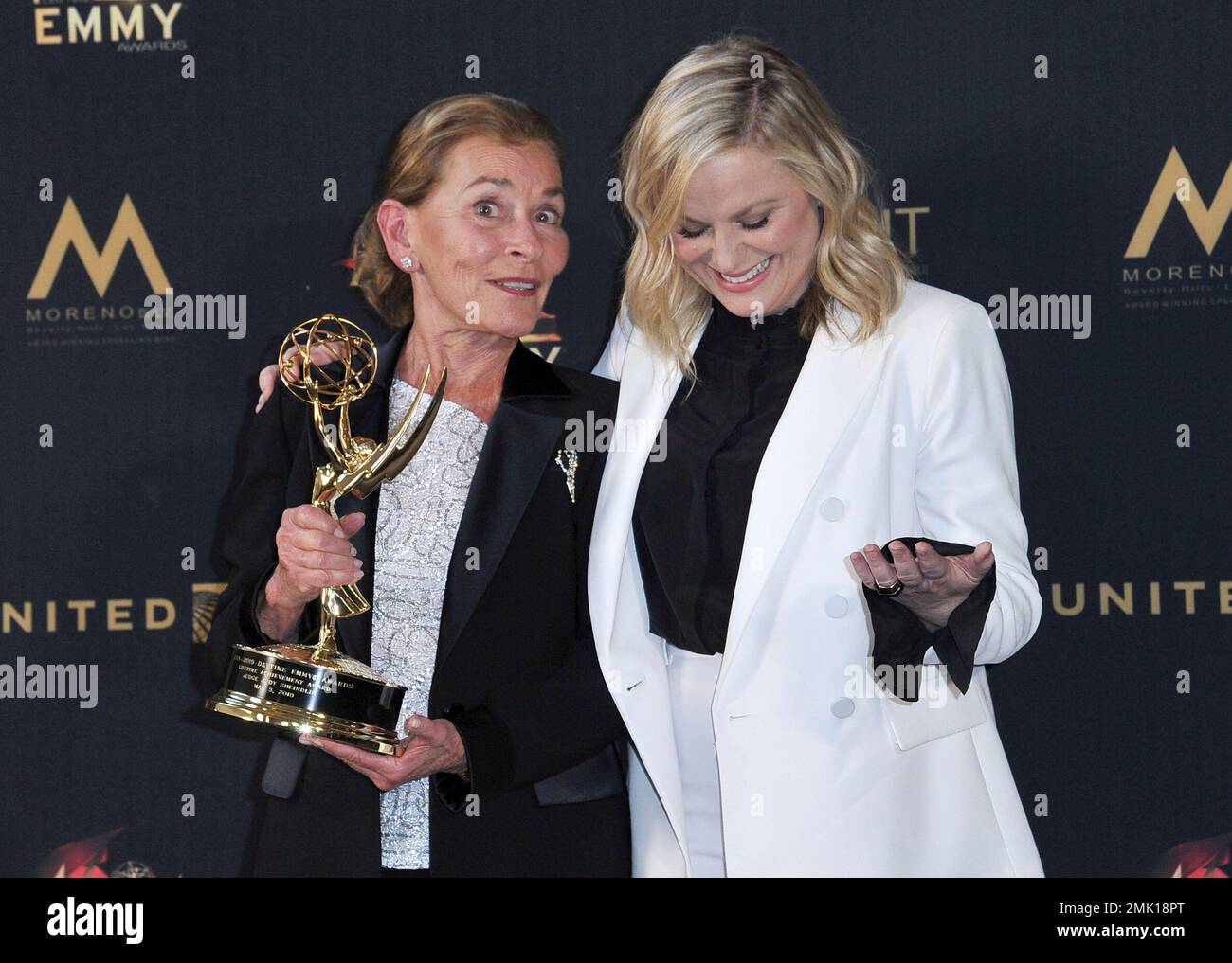 Lifetime achievement award winner Judge Judy Sheindlin, left, and Amy ...