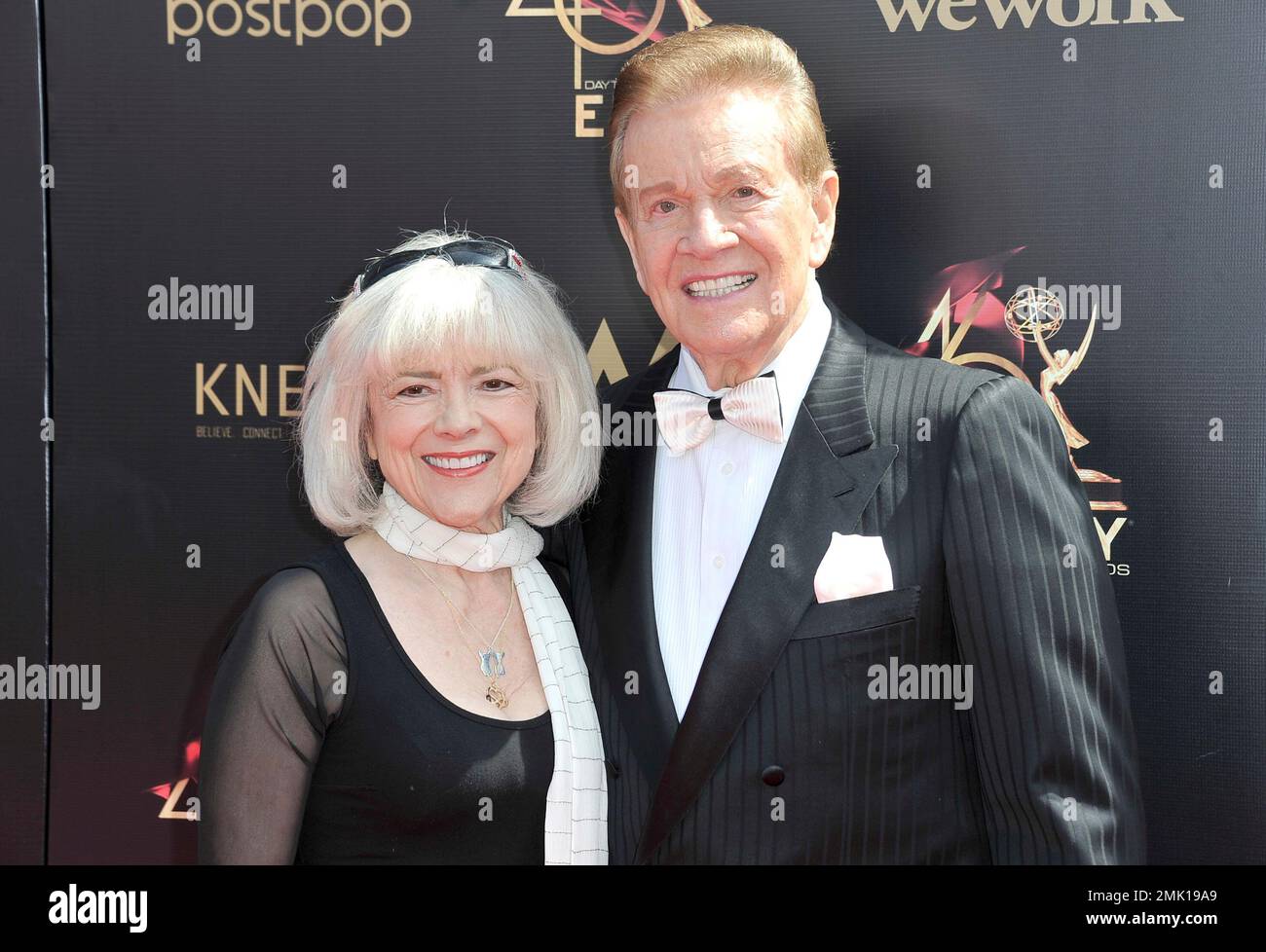 Sandy Ferra Martindale, left and Wink Martindale arrive at the 46th ...