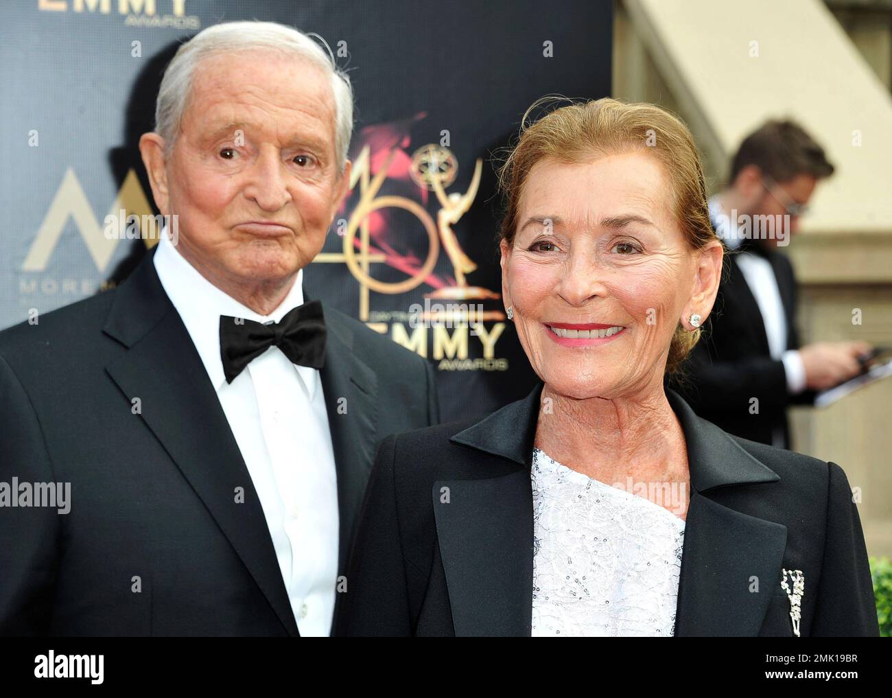 Jerry Sheindlin, left, and Judy Sheindlin arrive at the 46th annual ...
