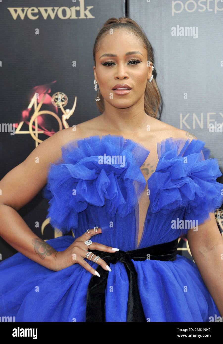 Eve arrives at the 46th annual Daytime Emmy Awards at the Pasadena ...