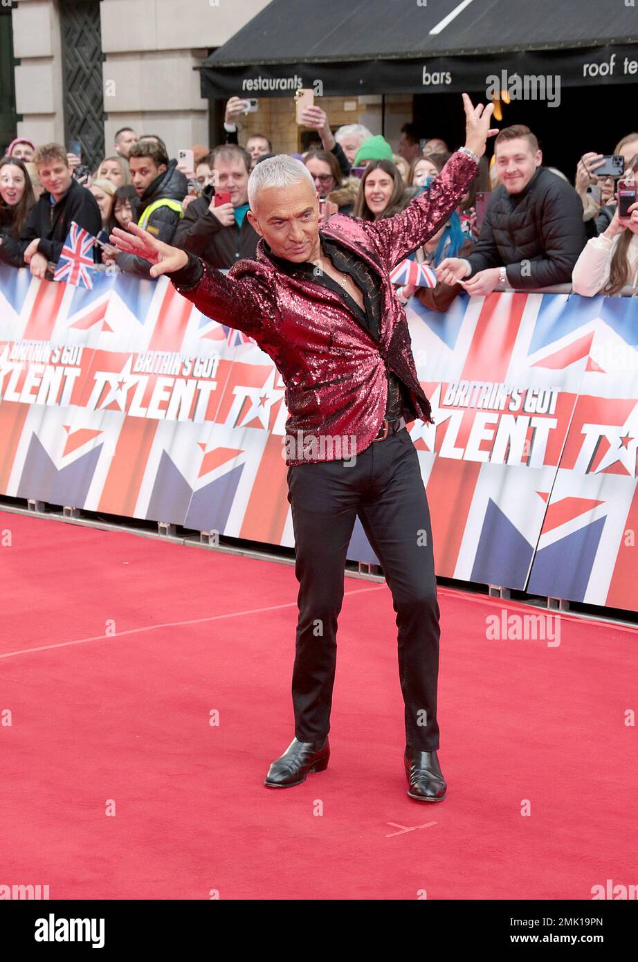 Jan 27, 2023 - London, England, UK - Bruno Tonioli attending Britain's ...