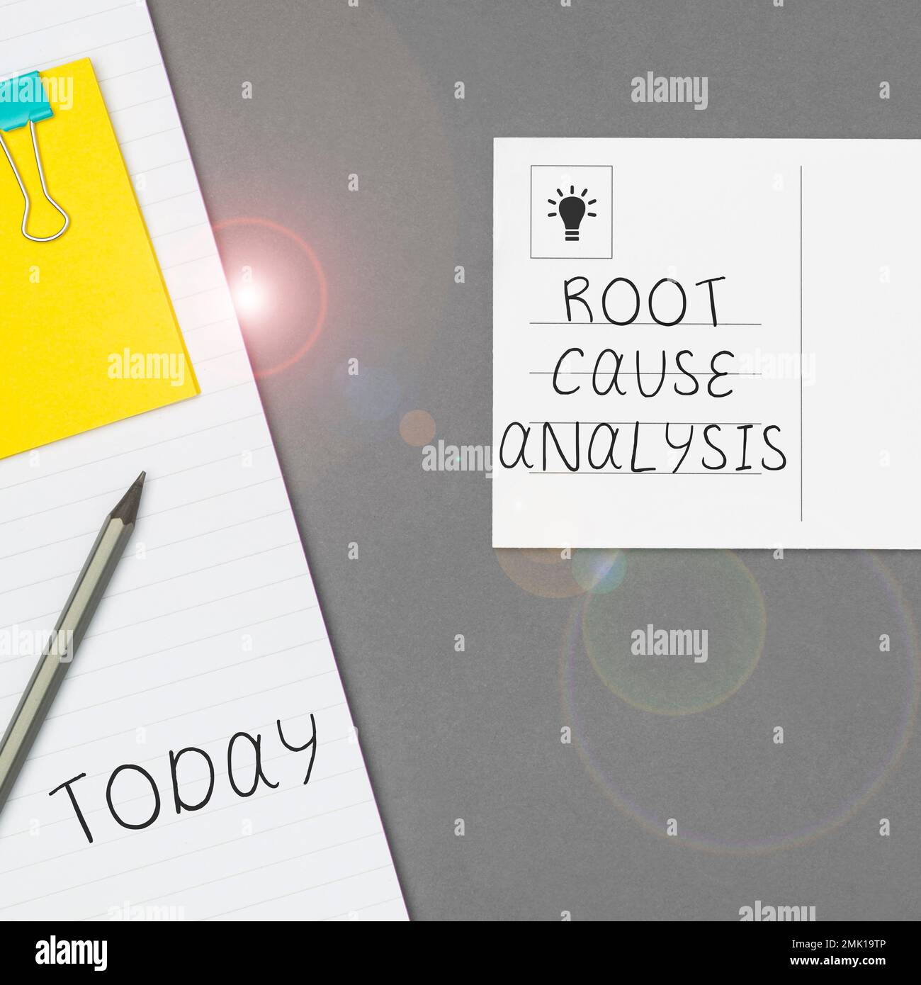 Text showing inspiration Root Cause Analysis. Business concept Method ...