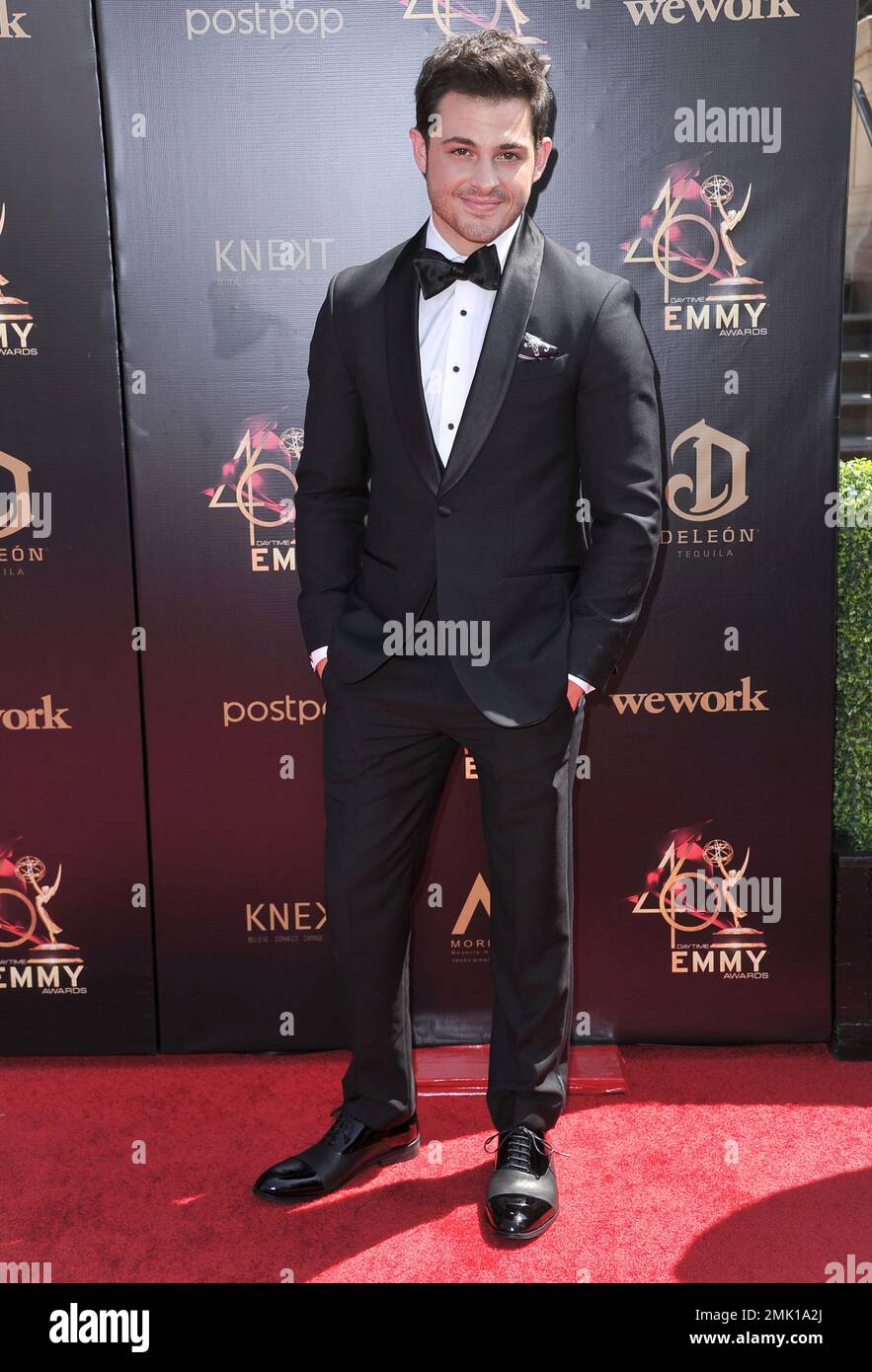Zach Tinker arrives at the 46th annual Daytime Emmy Awards at the ...