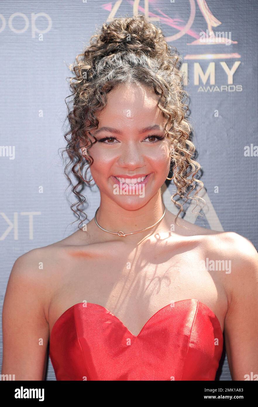 Lexie Stevenson arrives at the 46th annual Daytime Emmy Awards at the ...