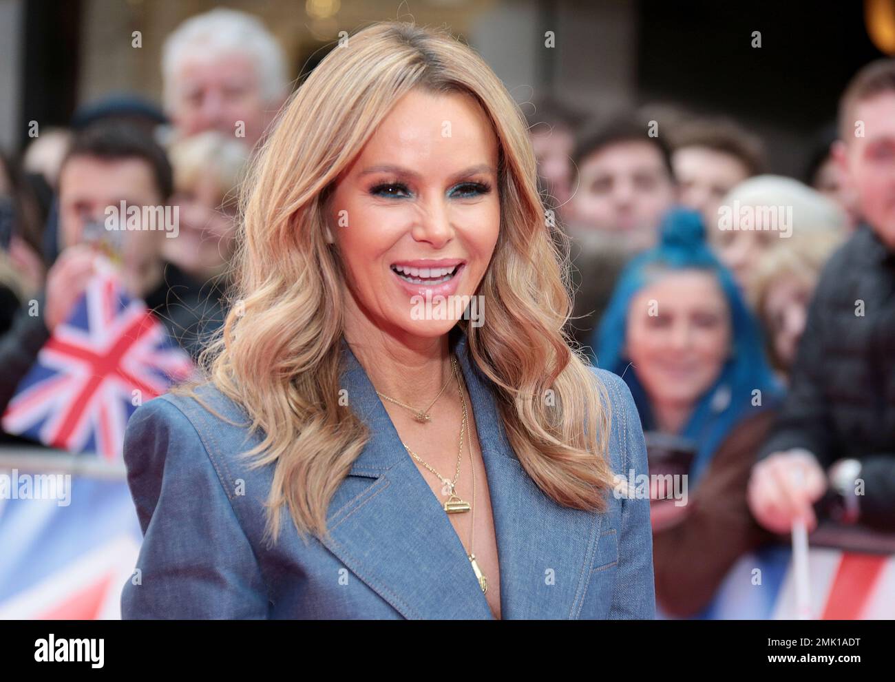 Jan 27, 2023 - London, England, UK - Amanda Holden attending Britain's ...